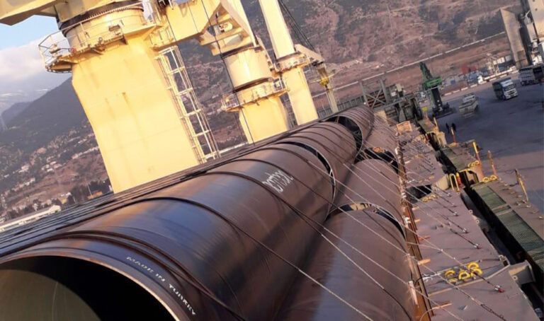 Saudi Arabia Jubail Fresh Water Pipe Line Project - Suvari Shipping